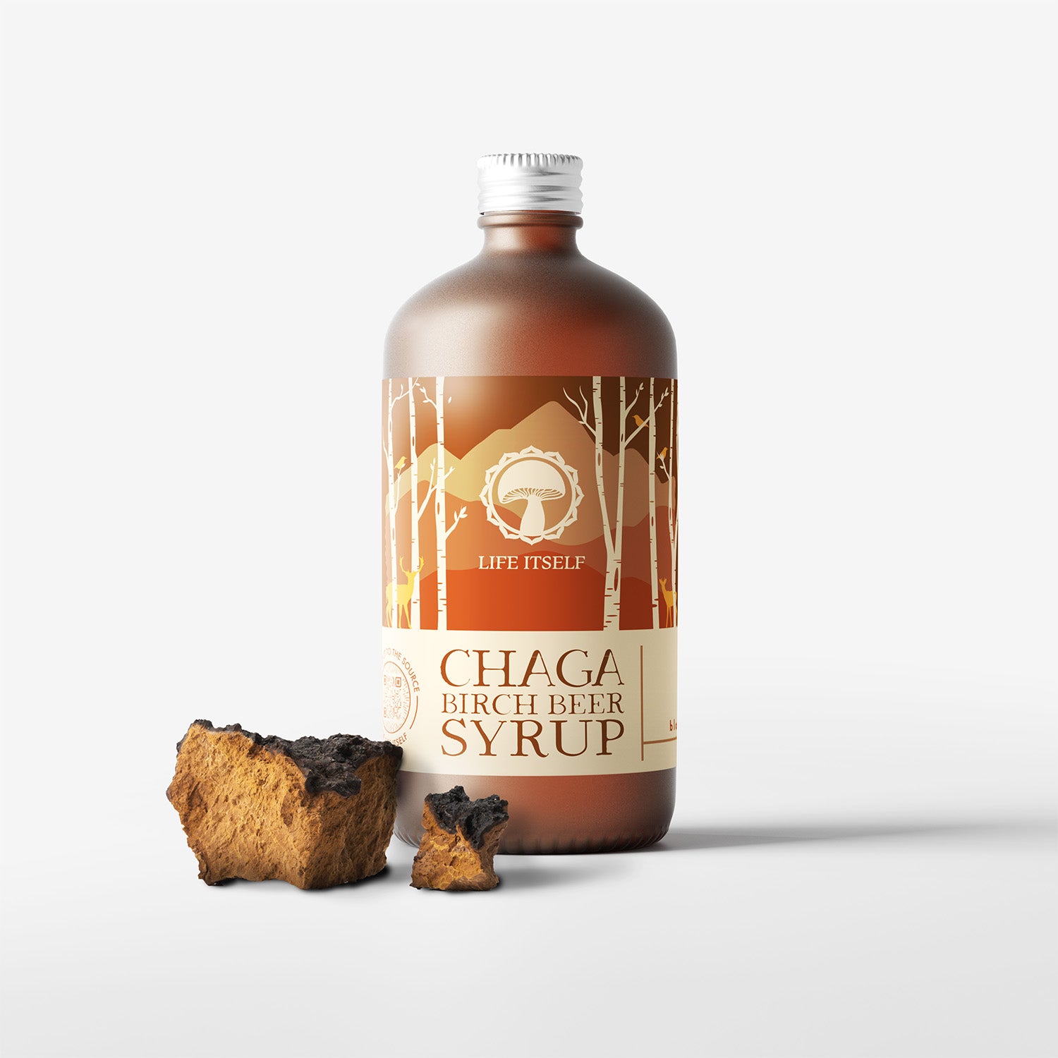 Chaga Birch Beer Syrup 16oz – Life Itself